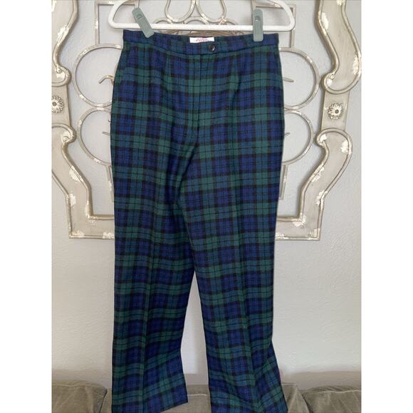 Pendleton | Pants & Jumpsuits | Vintage Pendleton Plaid Wool High ...